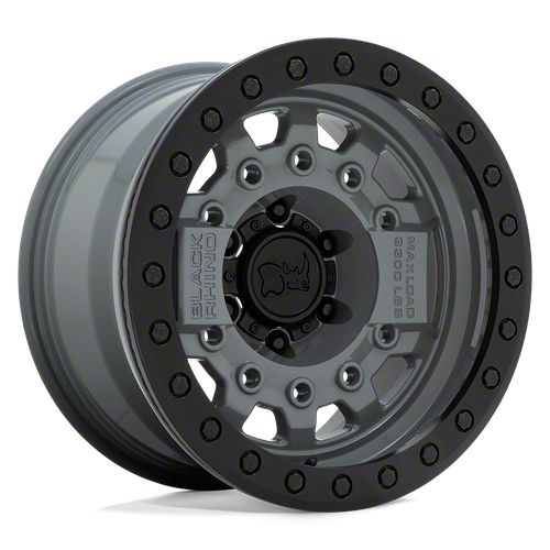 Black Rhino Sierra 1500 Avenger Beadlock Battleship Gray 6-Lug Wheel ...