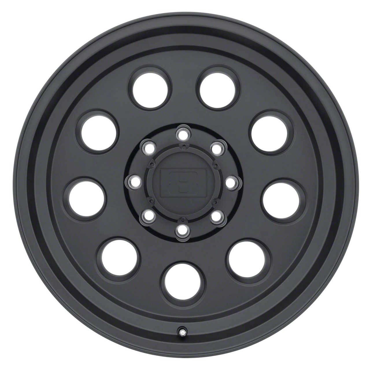 Level 8 Wheels Yukon Hauler Matte Black 6-Lug Wheel; 17x8.5; -6mm ...