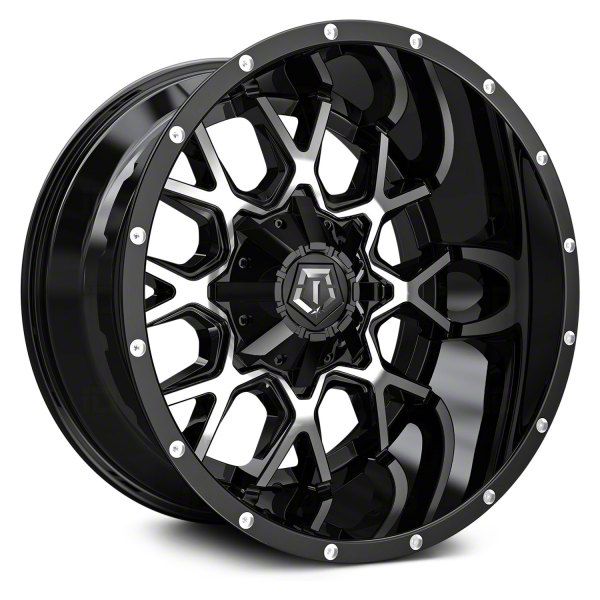 TIS Toyota 4-Runner 549MB Gloss Black Machined 6-Lug Wheel; 18x9; 18mm ...