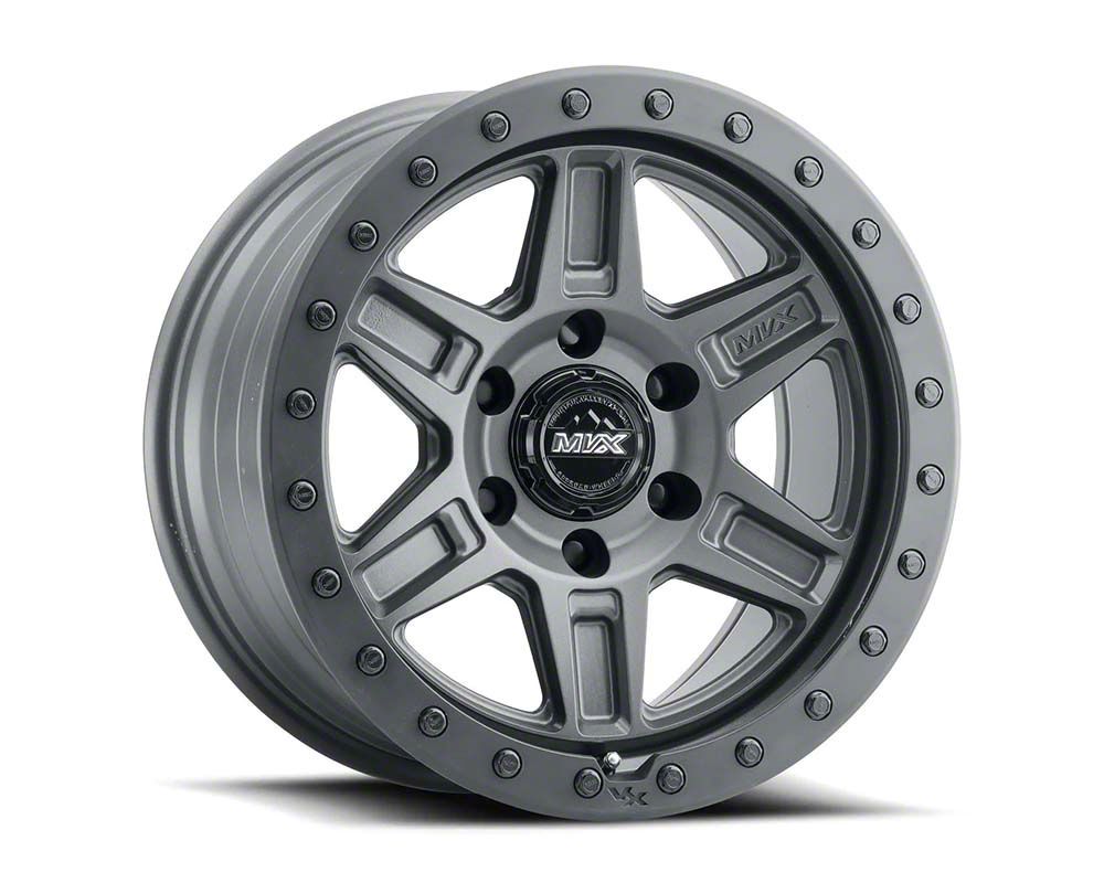 MVX Offroad RAM 1500 VX61 Matte Graphite with Matte Black Lip 6-Lug ...