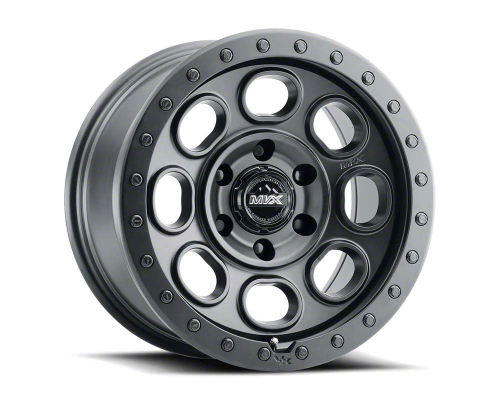 MVX Offroad Sierra 1500 VX80 Matte Black 6-Lug Wheel; 17x9; -12mm ...