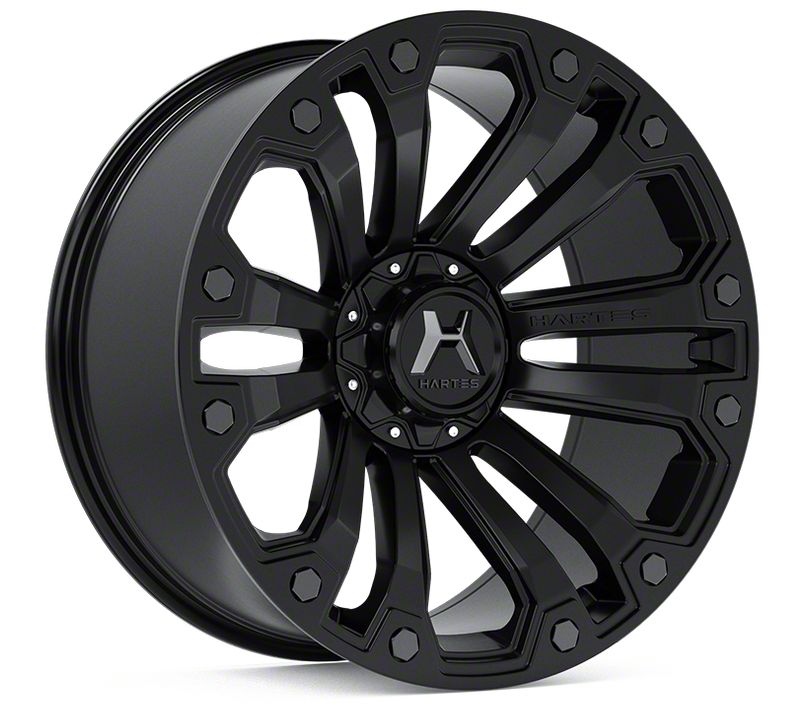 Hartes Metal Tundra Rhino Matte Black 5-Lug Wheel; 20x10; -18mm Offset ...