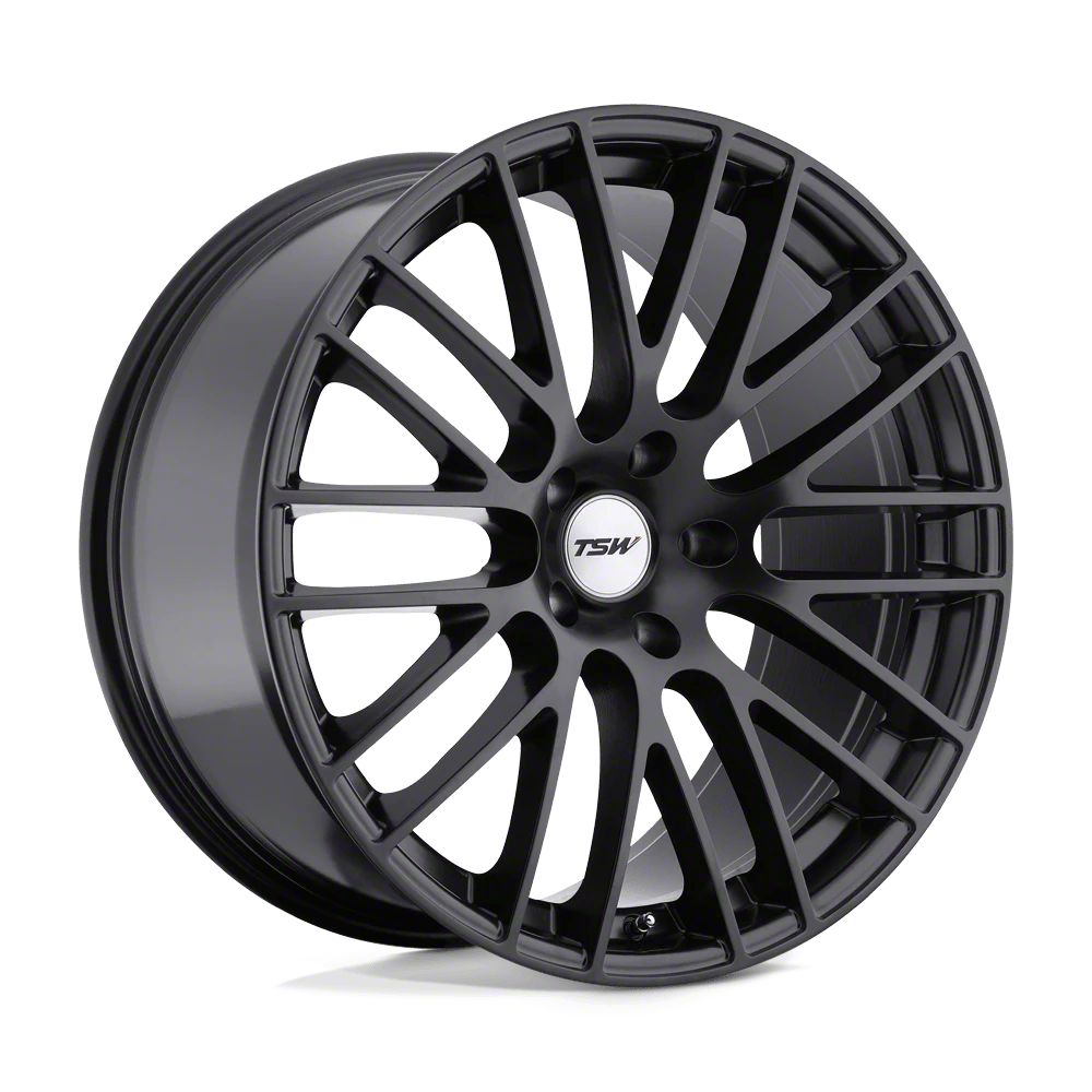 TSW Jeep Wrangler MAX Matte Black Wheel; 17x8 1780MAX405114M76 (97-06 ...