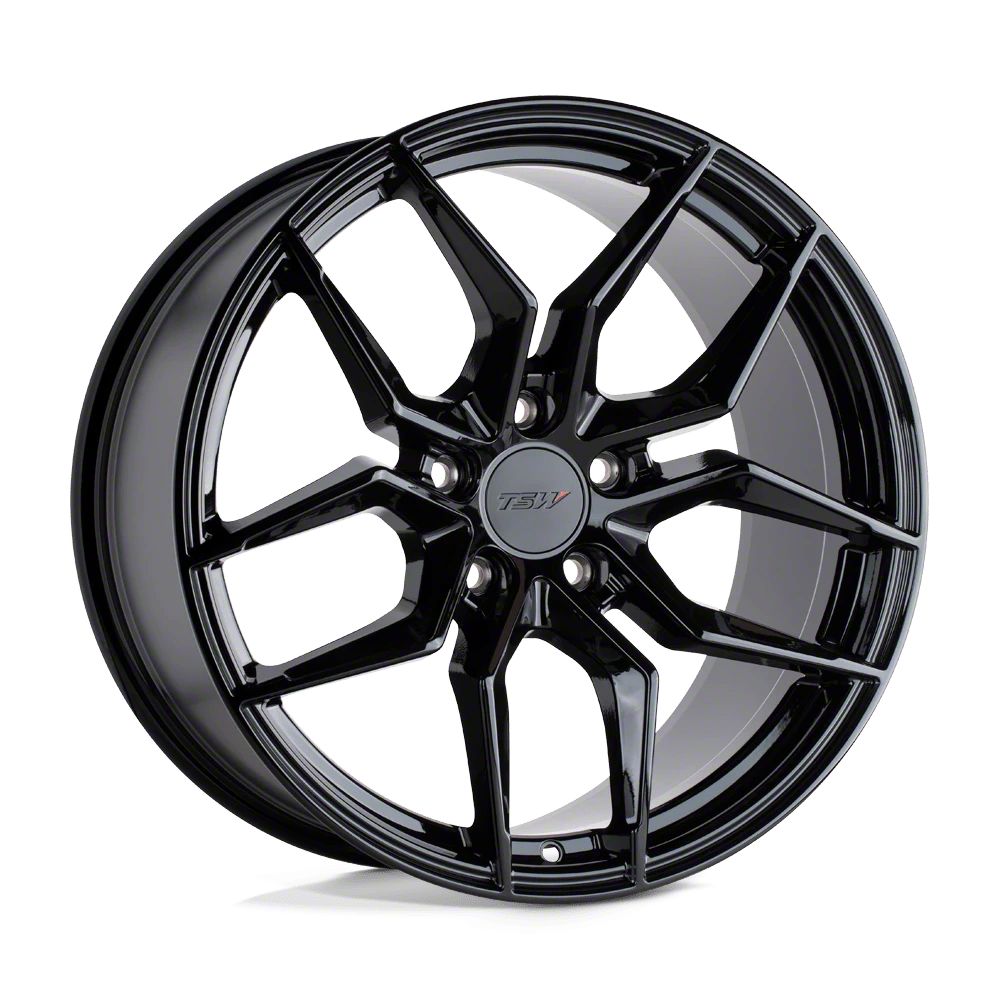 TSW Jeep Cherokee Silvano Gloss Black Wheel; 18x9.5 1895SVN205114B76 ...