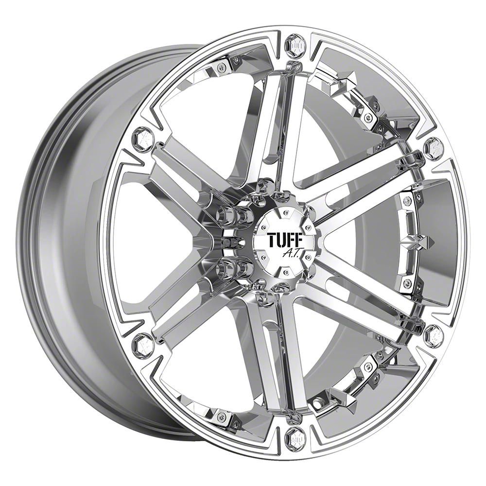Tuff A.T. Jeep Gladiator T01 Chrome Wheel; 22x9.5 2295T01155D70C78 (20 ...