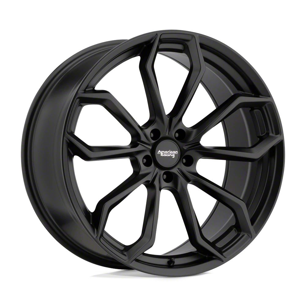 American Racing Jeep Cherokee Splitter Satin Black Wheel; 20x9 ...