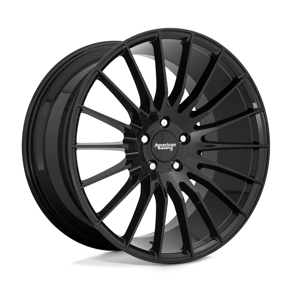 American Racing Jeep Wrangler Fastlane Gloss Black Wheel; 18x8 ...