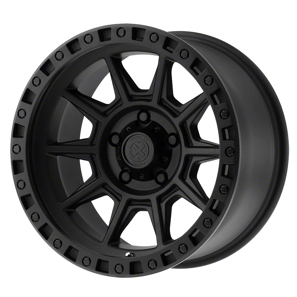 ATX Series Jeep Wrangler AX202 Cast Iron Black Wheel; 17x9 ...