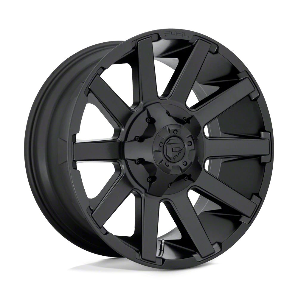 Fuel Wheels Jeep Wrangler Contra Satin Black Wheel; 20x9 D43720907057 ...