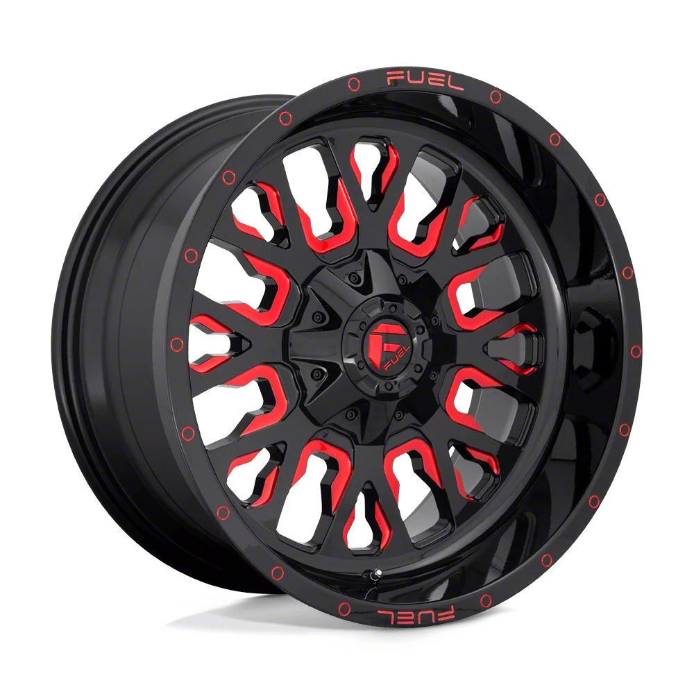 Fuel Wheels Jeep Cherokee Stroke Gloss Black with Red Tinted Clear ...