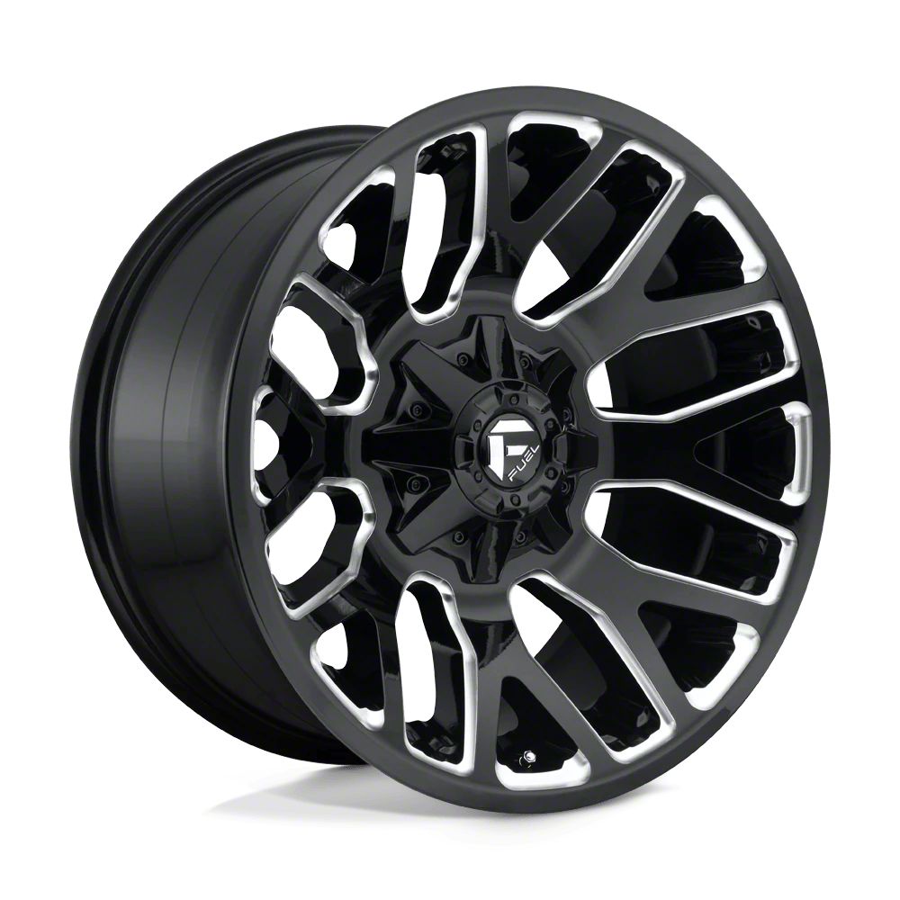 Fuel Wheels Tundra Warrior Gloss Black Milled 5-Lug Wheel; 20x10; -18mm ...
