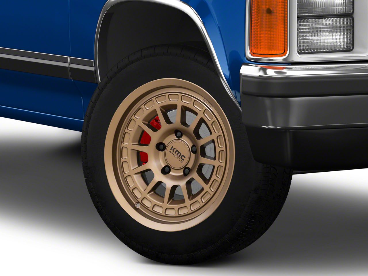 KMC Jeep Wrangler Canyon Matte Bronze Wheel; 17x8 KM71978012635 (97-06 ...