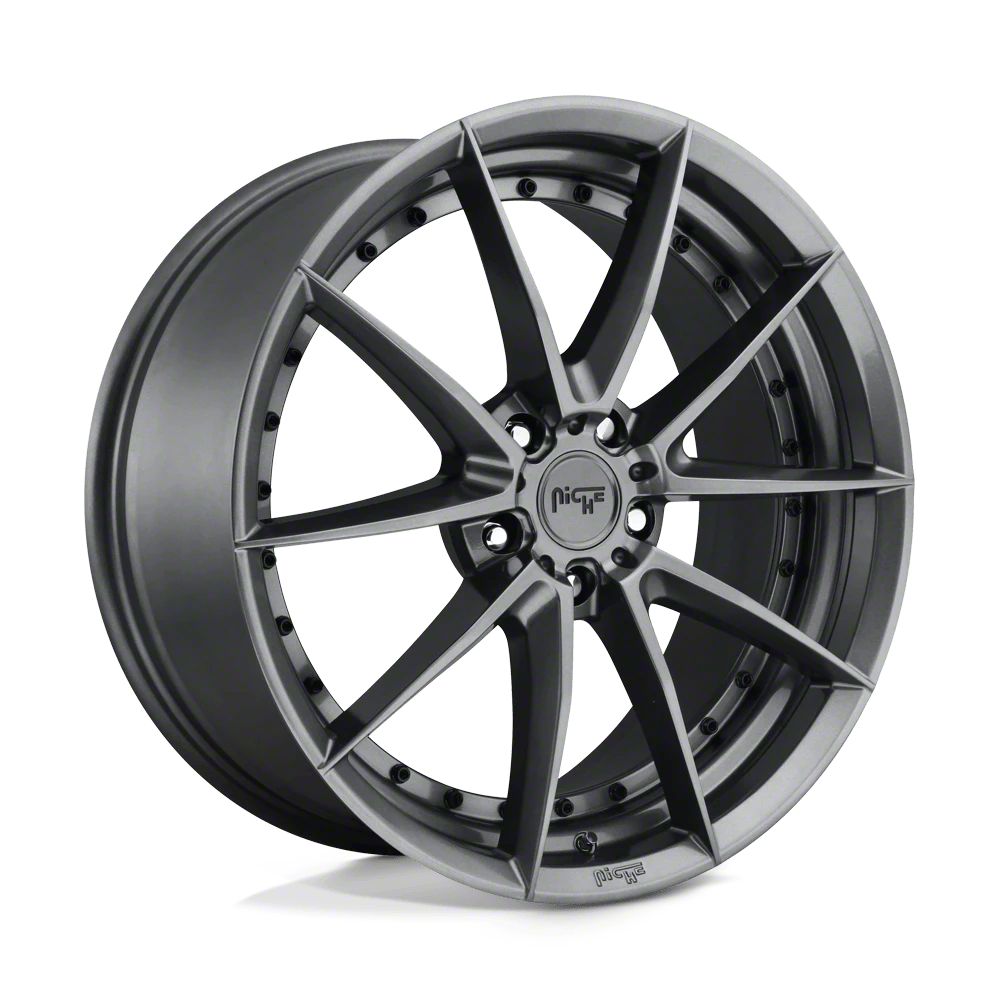 Niche Jeep Cherokee Sector Gloss Anthracite Wheel; 19x8.5 M197198565 ...
