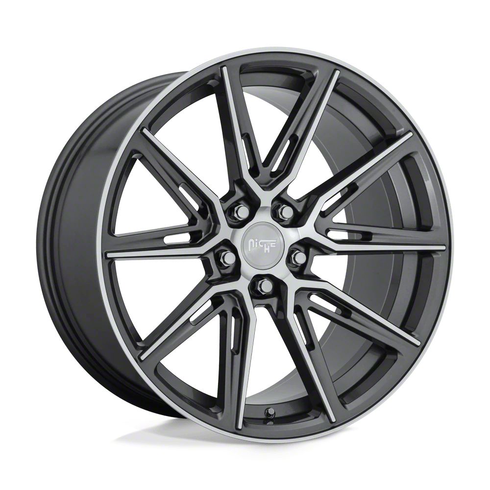 Niche Jeep Grand Cherokee Gemello Gloss Anthracite Machined Wheel ...
