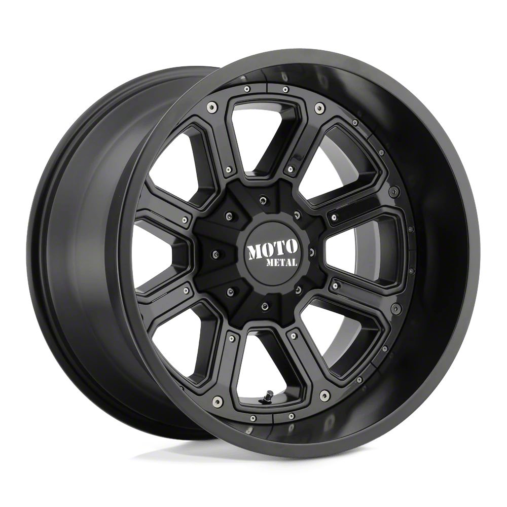 Moto Metal Frontier Shift Matte Black with Gloss Black Inserts 6-Lug ...