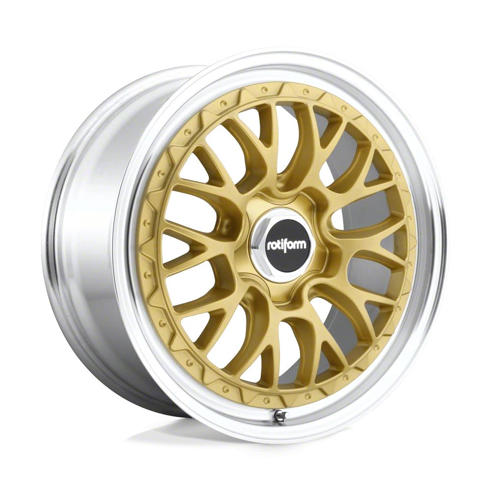 Rotiform Jeep Grand Cherokee LSR Matte Gold Machined Wheel; 18x8.5 ...