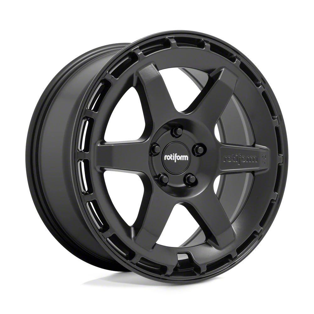 Rotiform Jeep Wrangler KB1 Matte Black Wheel; 19x8.5 R186198565+40 (97 ...