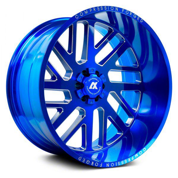 Axe Wheels Jeep Wrangler AX2.7 Candy Blue Wheel; 20x12; -44mm Offset ...
