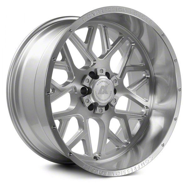 Axe Wheels Jeep Wrangler AX5.1 Silver Wheel; 22x12; -44mm Offset ...
