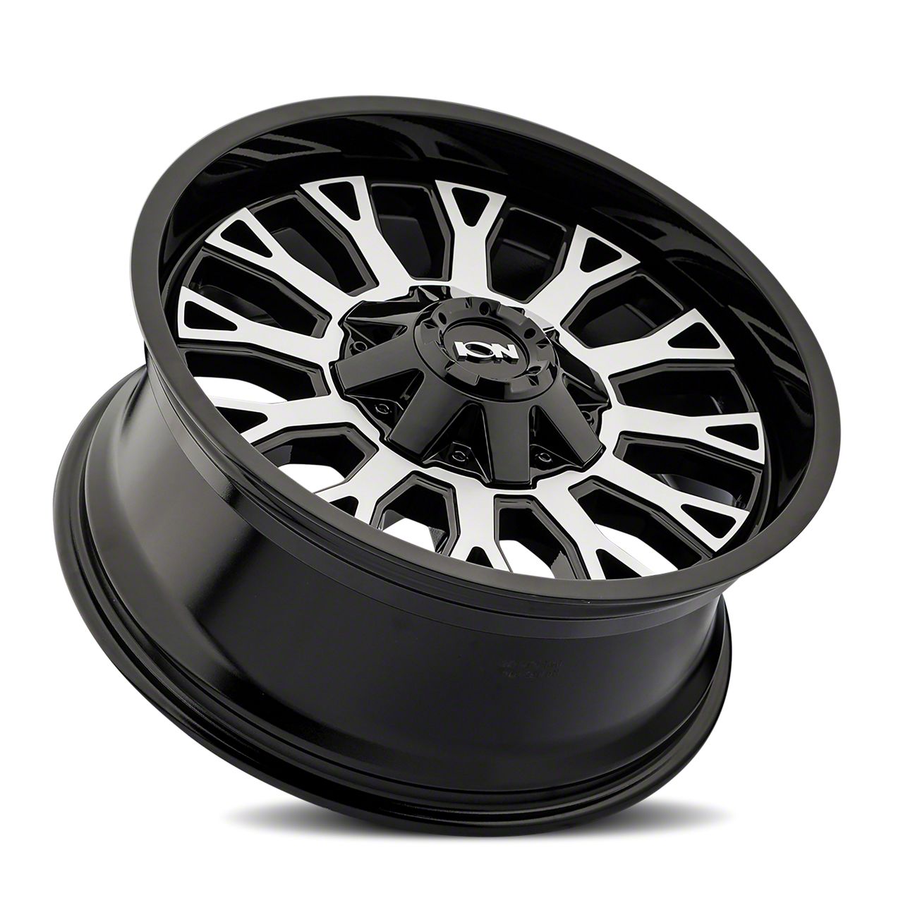 ION Wheels Jeep Wrangler TYPE 152 Gloss Black Machined Wheel; 20x9 152-2952BM (18-24 Jeep ...