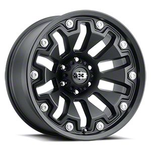 Vision Off-Road Jeep Wrangler Armor Satin Black Wheel; 20x9 362-2985SB ...