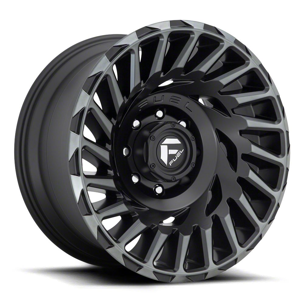 Fuel Wheels Bronco Cyclone Matte Machined Double Dark Tint 6-Lug Wheel ...