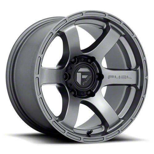 Fuel Wheels Toyota 4-Runner Rush Matte Gunmetal 6-Lug Wheel; 17x9 ...
