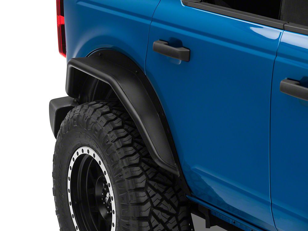 Barricade HD Tubular Fender Flares; Rear (21-25 Bronco 4-Door ...
