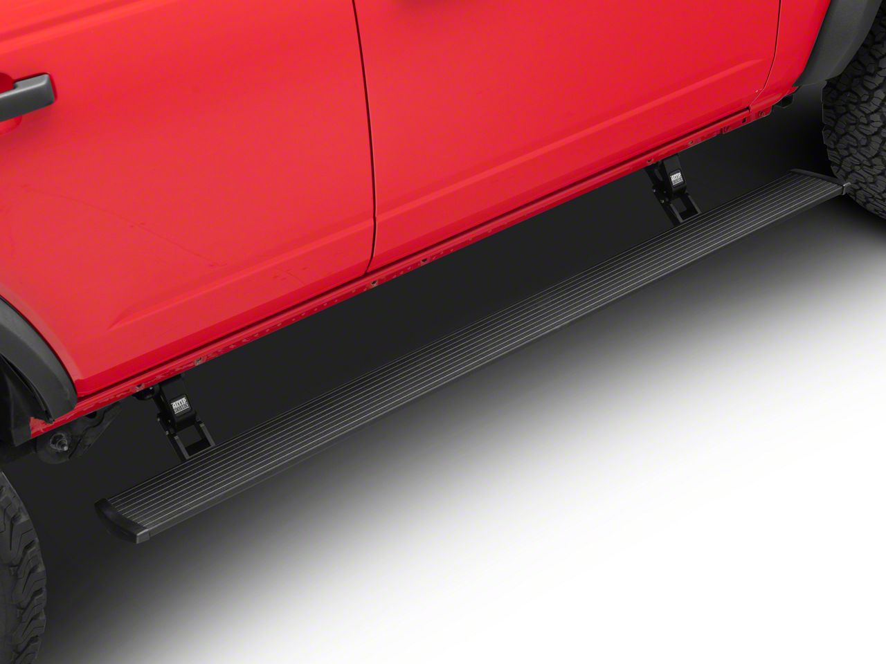 Amp Research Bronco PowerStep Running Boards; Plug-n-Play 76140-01A (21 ...