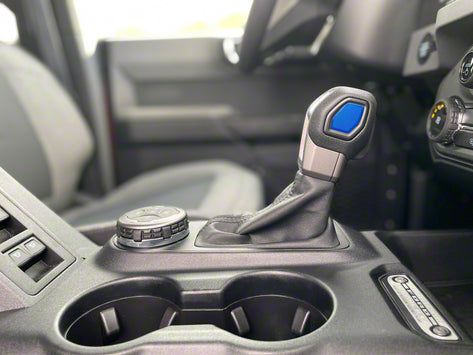Bronco Automatic Shift Knob Insert Accent Trim; Velocity Blue (21-23 ...