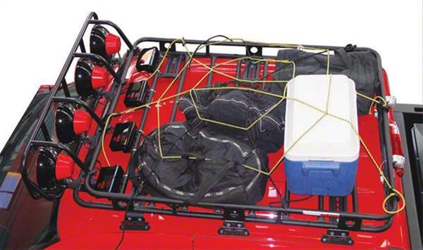 Smittybilt Bronco Roof Rack Cargo Net; Small DN11201 (Universal; Some ...