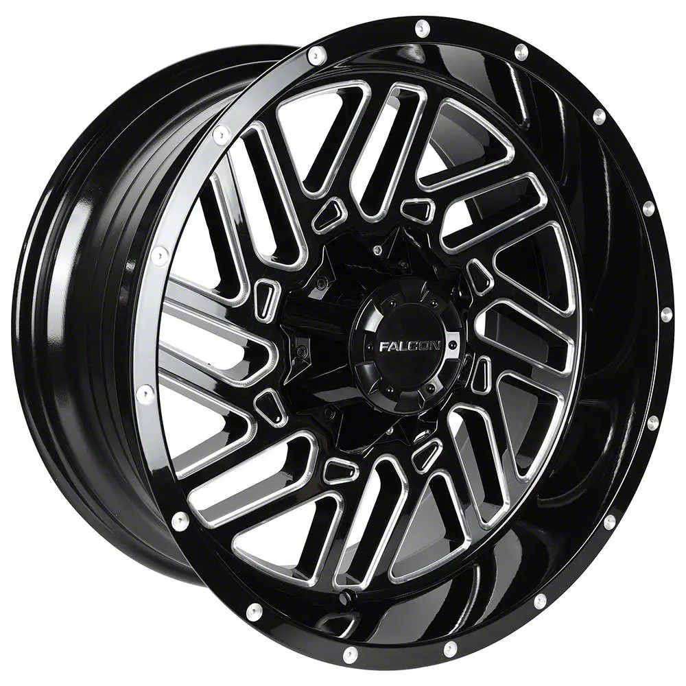 Falcon Wheels Toyota 4-Runner F2 Series Glossy Black with Diamond ...