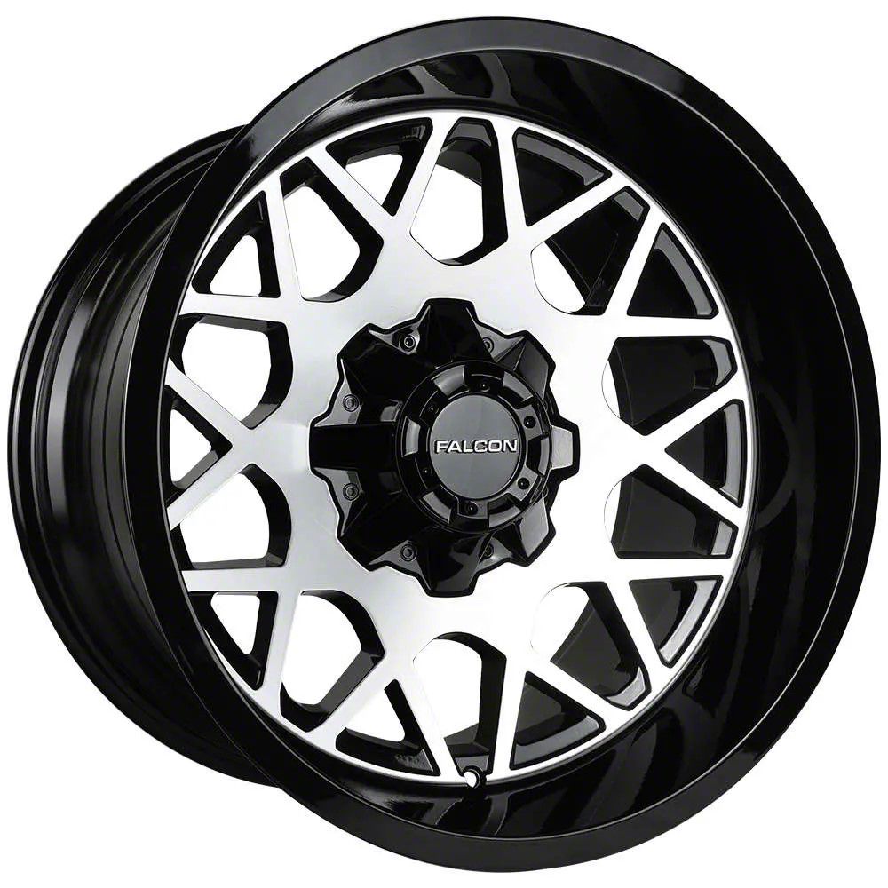 Falcon Wheels Toyota 4-Runner F3 Series Glossy Black Machined 6-Lug ...