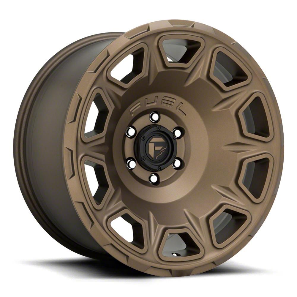 Fuel Wheels Toyota 4-Runner Vengeance Matte Bronze 6-Lug Wheel; 20x10 ...