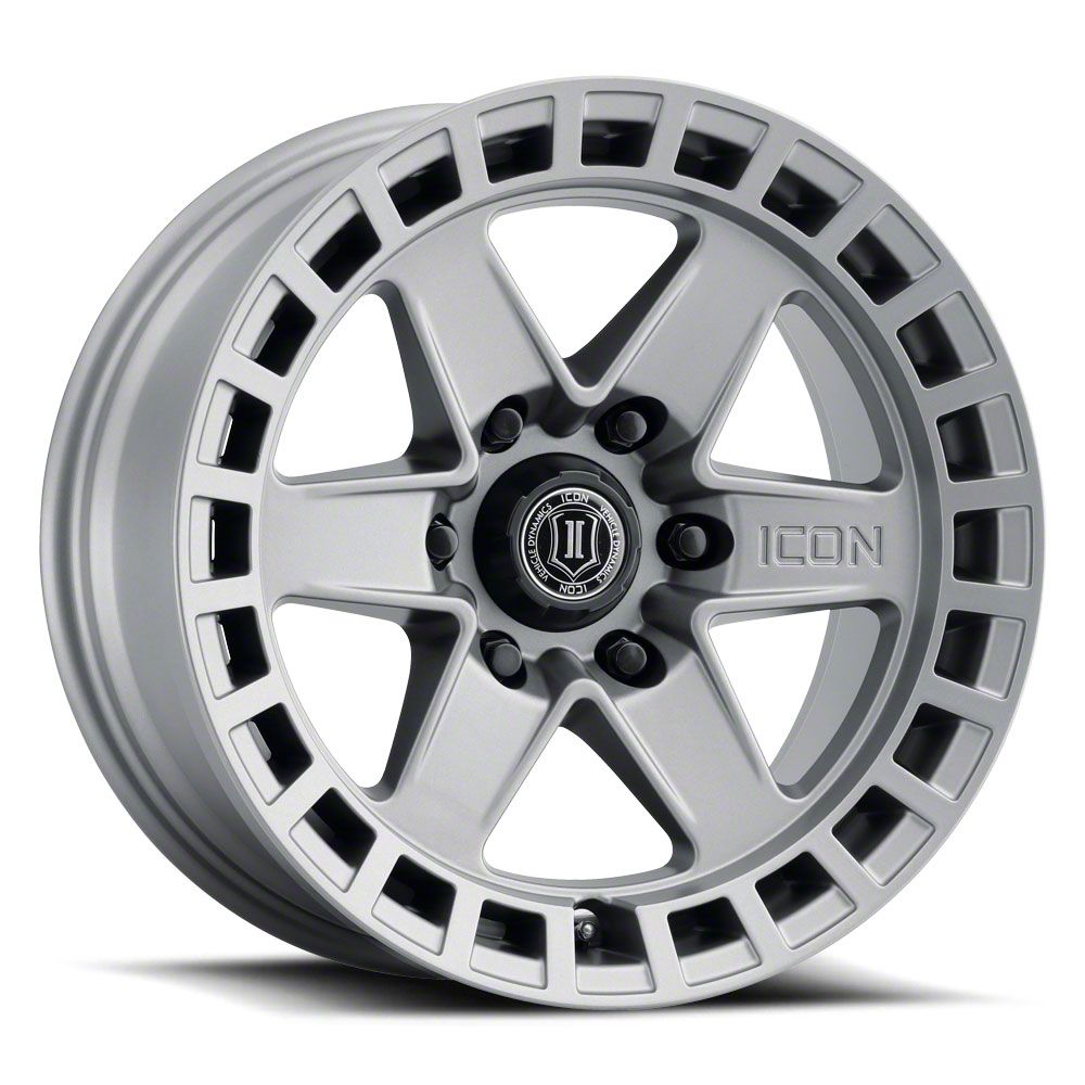 ICON Alloys Ranger Raider Titanium 6-Lug Wheel; 17x8.5; 0mm Offset ...