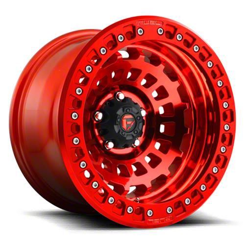Fuel Wheels Tundra Zephyr Beadlock Candy Red 6-Lug Wheel; 17x9; -15mm ...