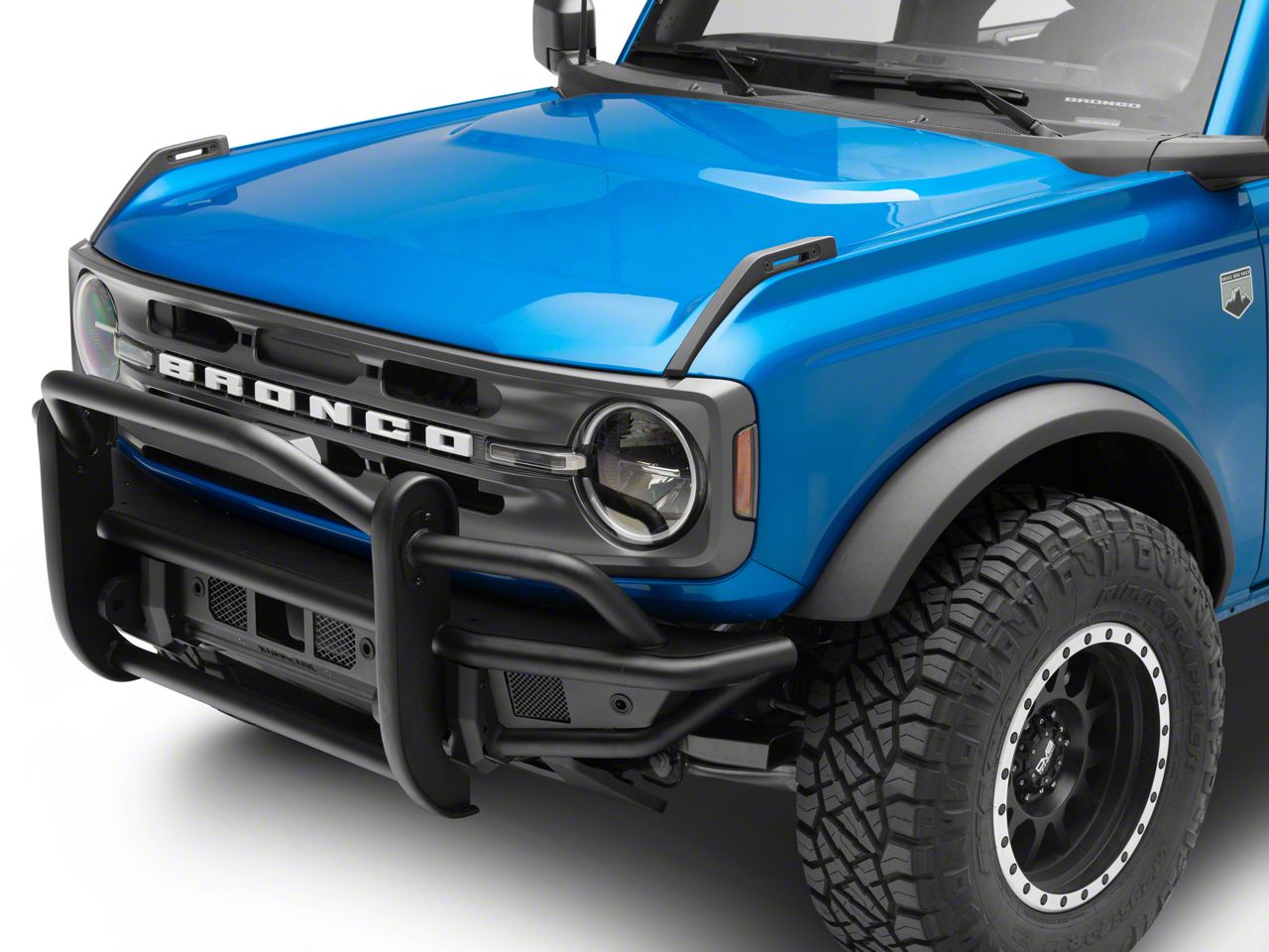 RedRock Bronco HD Tubular Front Bumper with Grille Guard FB14569 (21-23 ...