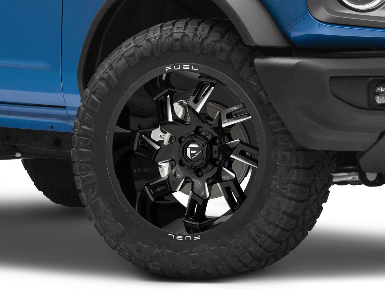 Fuel Wheels Sierra 1500 Lockdown Gloss Black Milled 6-Lug Wheel; 20x9 ...