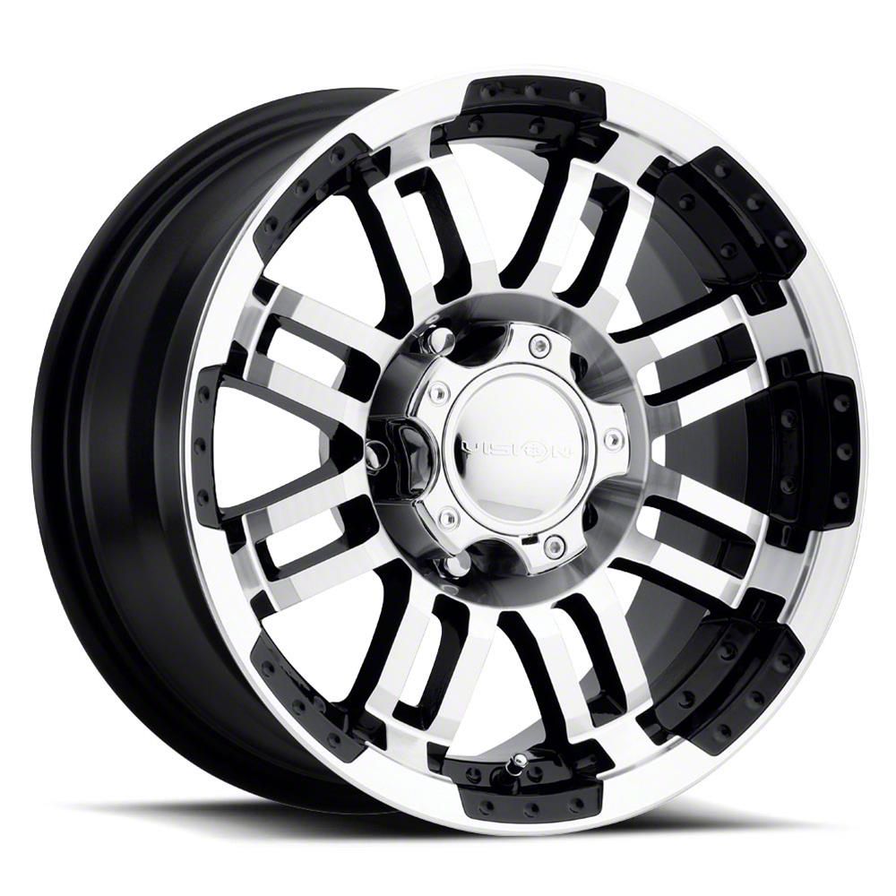 Vision Off-Road Toyota 4-Runner 375 Warrior Gloss Black Machined 6-Lug ...