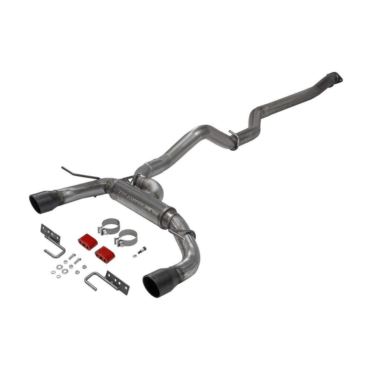 Flowmaster Bronco FlowFX Cat-Back Exhaust System with Black Tips 718122 ...