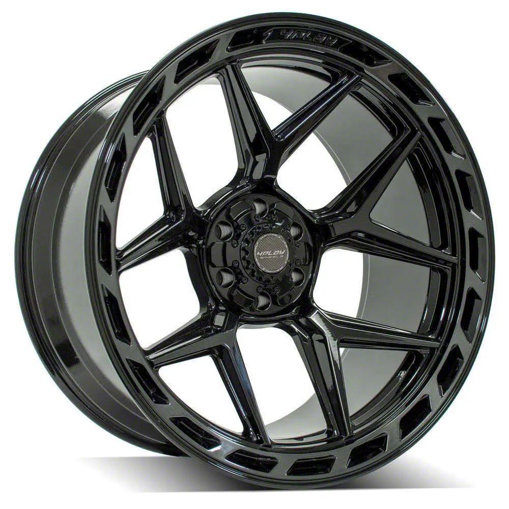 4Play Tacoma 4P55 Brushed Black 6-Lug Wheel; 20x12; -44mm Offset 4P55 ...