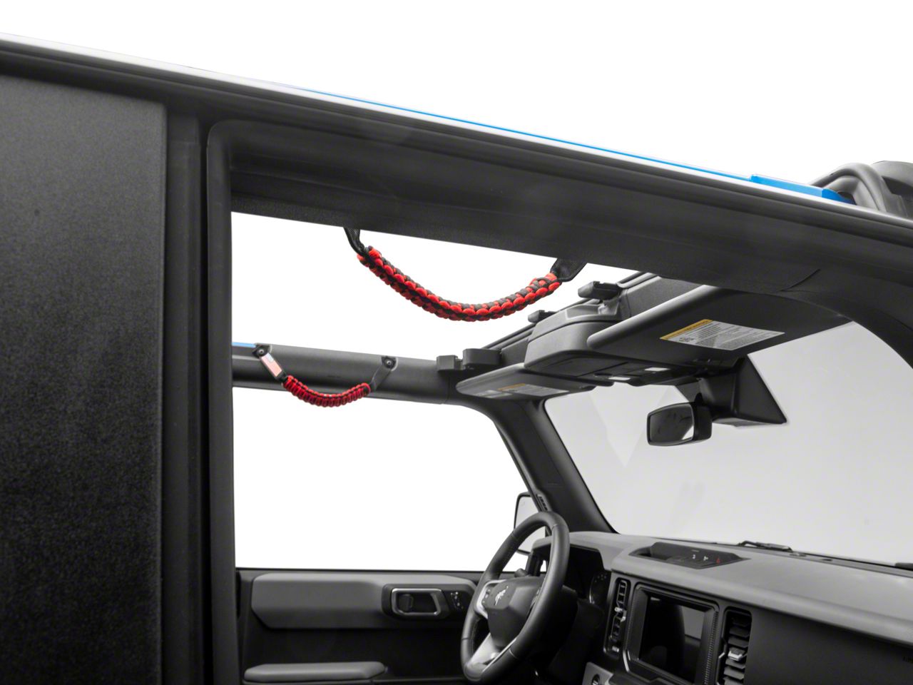 RedRock Bronco Paracord Grab Handles; Red FB15938 (21-24 Bronco) - Free ...