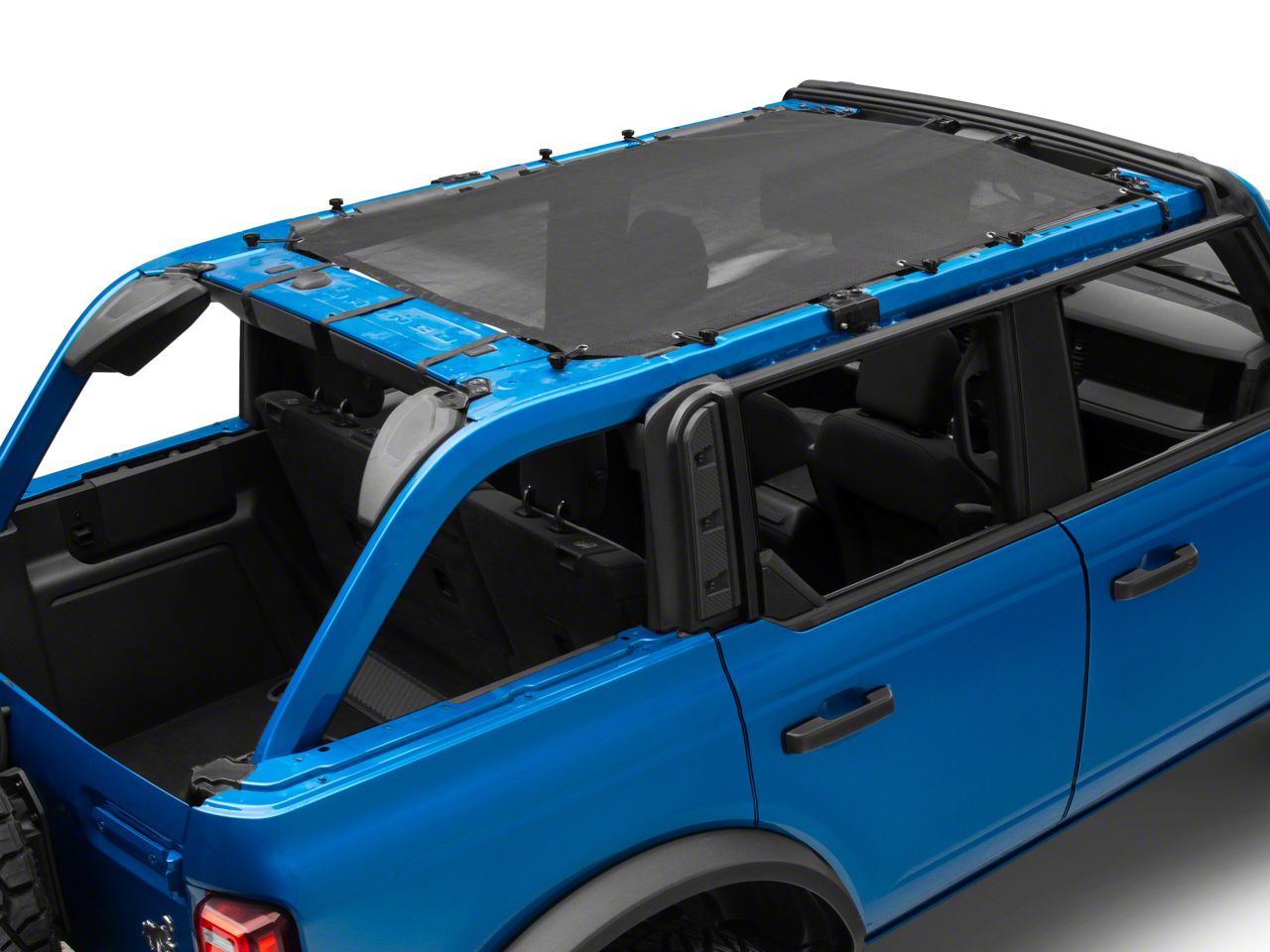 RedRock Bronco Mesh Sunshade FB15948 (21-24 Bronco 4-Door) - Free Shipping