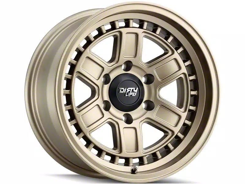 Dirty Life Toyota 4-Runner Cage Matte Gold 6-Lug Wheel; 17x8.5; -6mm ...