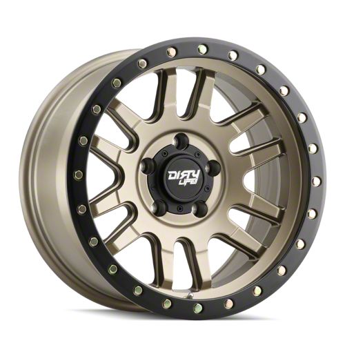 Dirty Life Tacoma Canyon Pro Satin Gold 6-Lug Wheel; 17x9; 0mm Offset ...