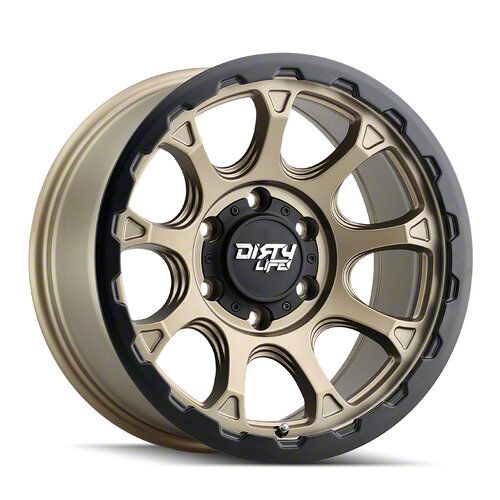 Dirty Life Toyota 4-Runner Drifter Matte Gold 6-Lug Wheel; 17x8.5; -6mm ...