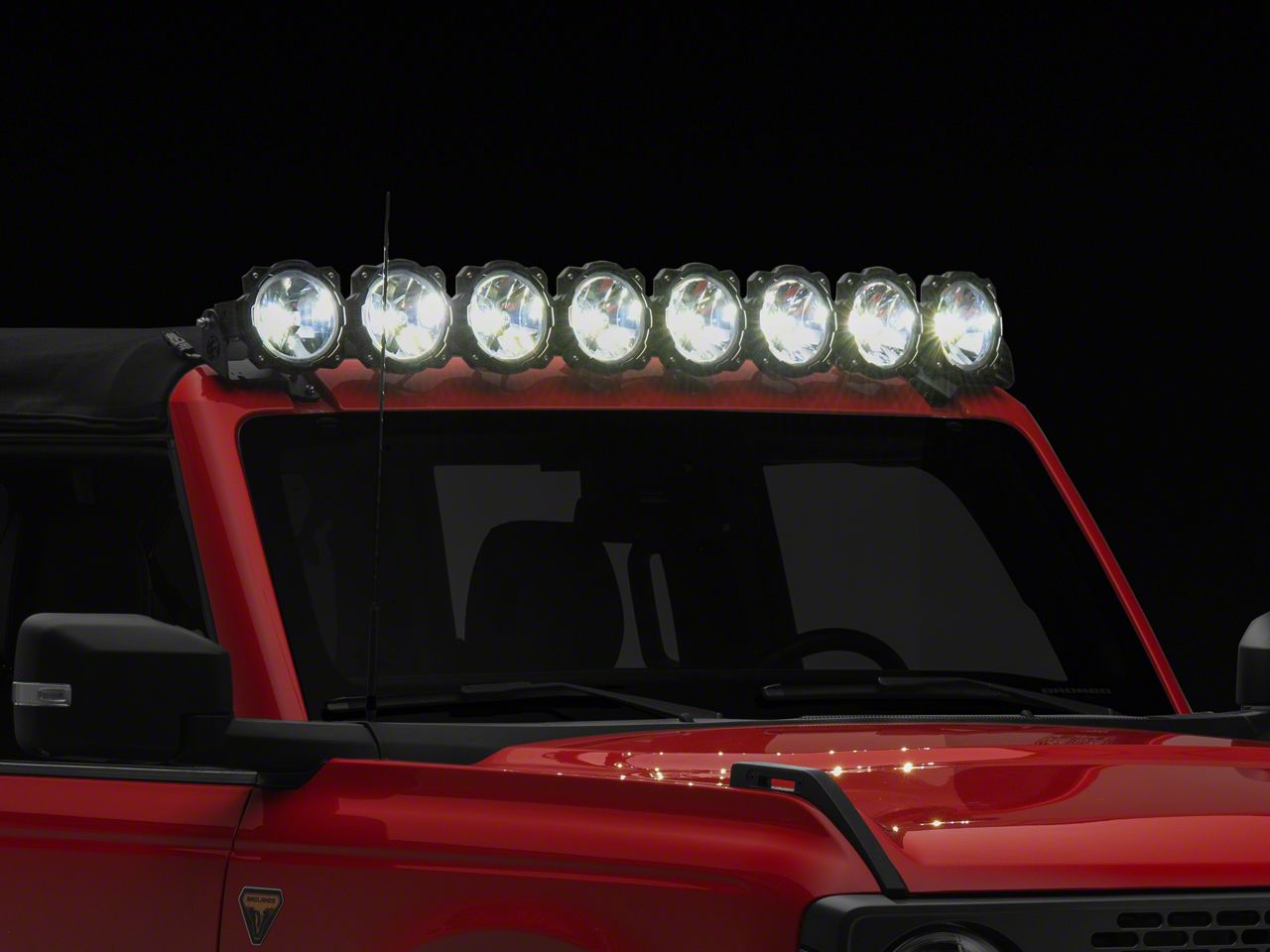 KC HiLiTES Bronco 50-Inch Gravity Pro6 LED Light Bar with Overhead ...
