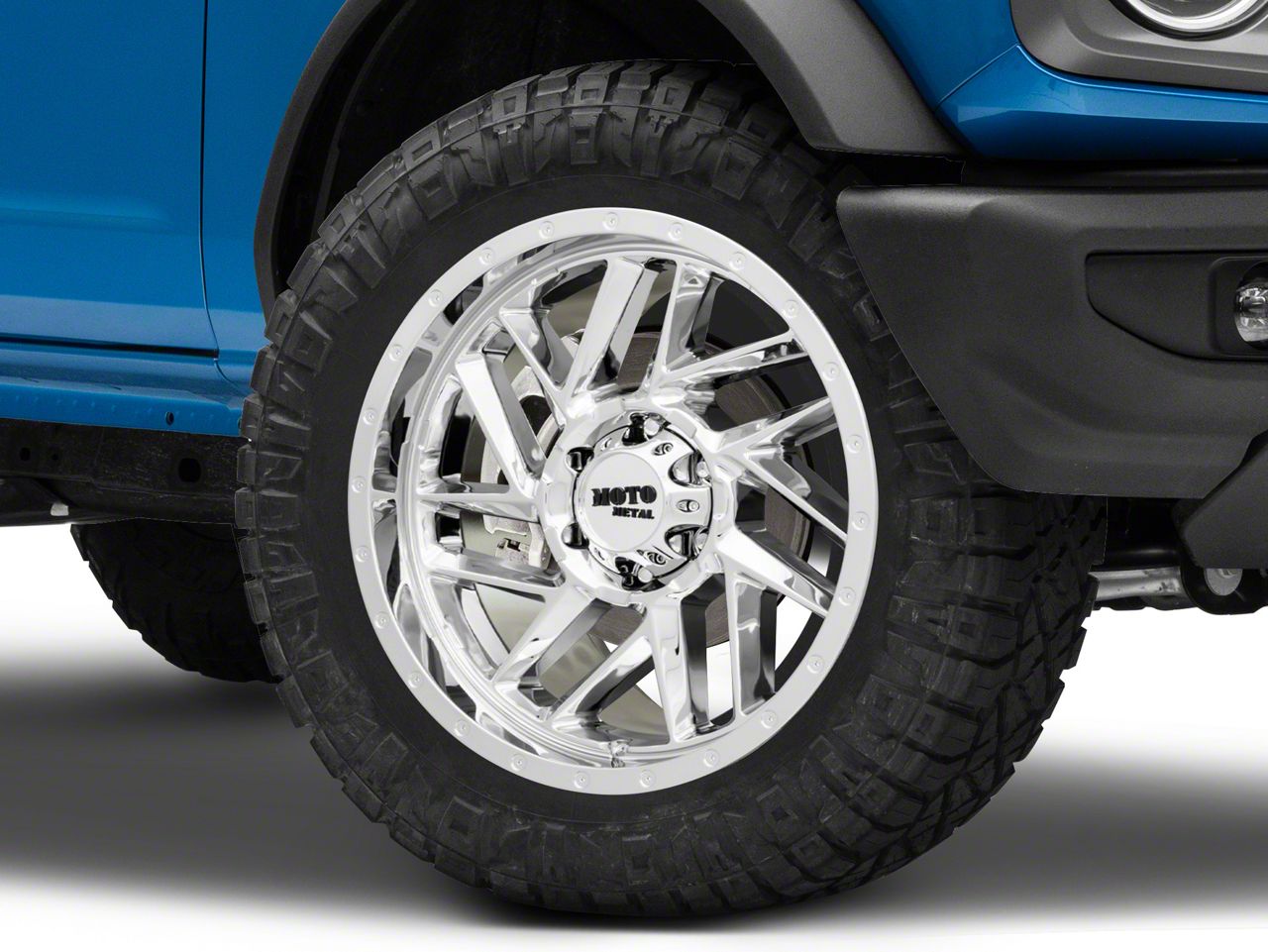 Moto Metal Bronco MO985 Breakout Chrome 6-Lug Wheel; 20x12; -44mm ...