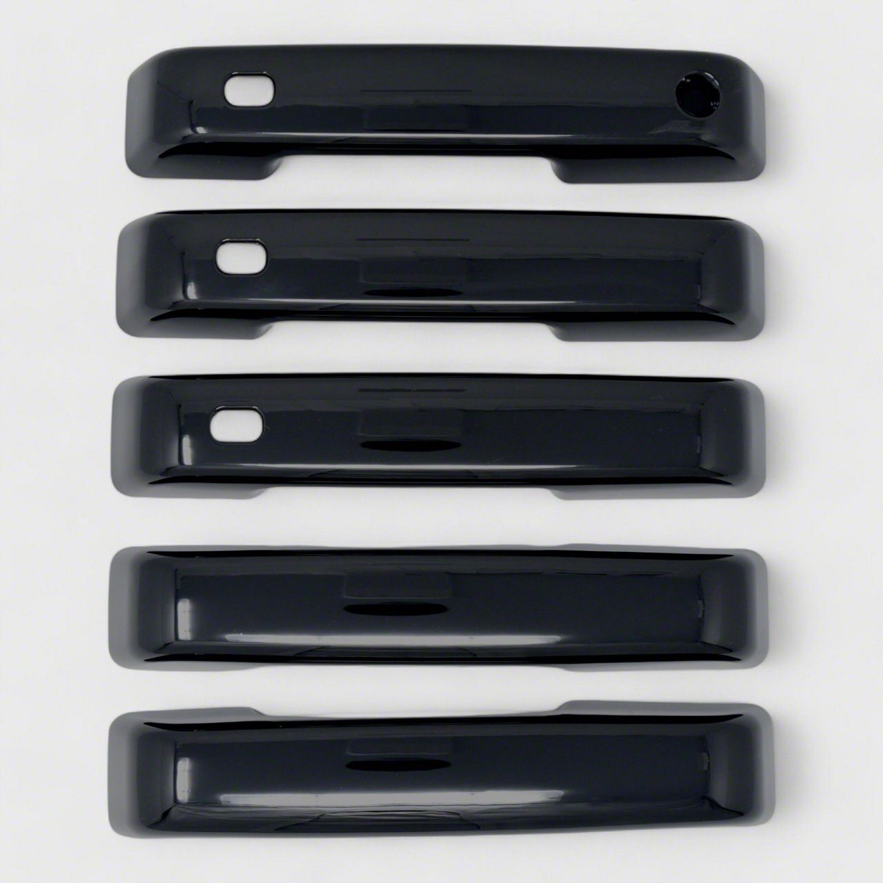 Bronco Smart Key Door Handle Covers; Gloss Black (21-24 Bronco 4-Door ...