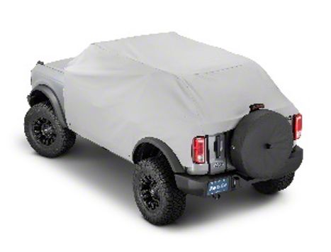 MasterTop Bronco Full Door Cab Cover; Gray Denim 81120109 (21-24 Bronco ...